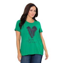 Ulla Popken Shirt in sommer gr&uuml;n | Gr.: 62/64