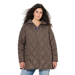Ulla Popken Steppjacke in nougatbraun | Gr.: 54-56