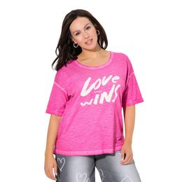 Ulla Popken Shirt in pink | Gr.: 42-44