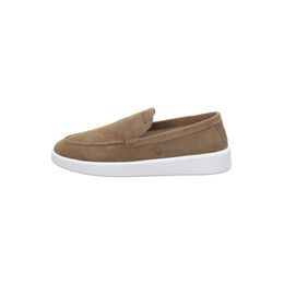 NUBIKK Sportliche Slipper in Beige | Gr.: 45
