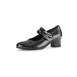 Gabor Riemchenpumps in Schwarz | Gr.: 39