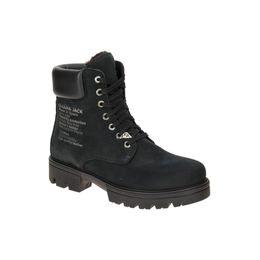 Panama Jack Schn&uuml;rboots in Schwarz | Gr.: 42