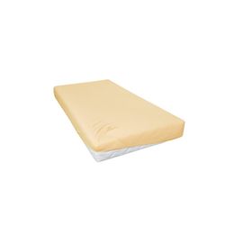 H.G. Hahn-Haustextilien H.G. Hahn Spannbetttuch Primera Elastan Feinjersey in pfirsich | Gr.: 100 x 200