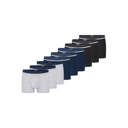 Schiesser Retro Short / Pant 95/5 Organic Cotton in Schwarz / Blau / Grau | Gr.: M