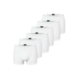 Schiesser Retro Short / Pant Cotton Flex in Wei&szlig; | Gr.: L