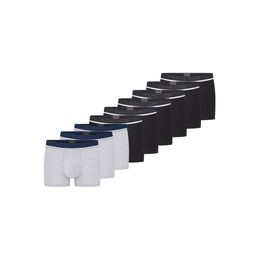 Schiesser Retro Short / Pant 95/5 Organic Cotton in Schwarz / Grau | Gr.: M