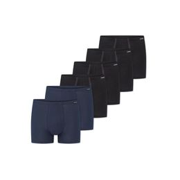 Schiesser Retro Short / Pant Cotton Essentials in Schwarz / dunkelblau | Gr.: XXL