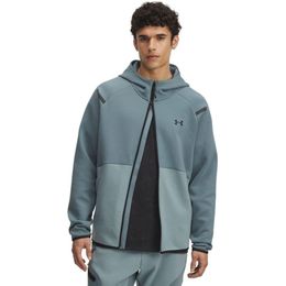 Under Armour Hoodie "Unstoppable HD Eu Fleece Full-Zip" in Blau | Gr.: M