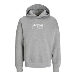 Aprel Kapuzenpullover in Light Grey Melange | Gr.: XL