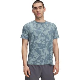 Under Armour Sportshirt "Launch Elite Prt T-Shirt" in Gr&uuml;n | Gr.: L