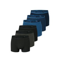 uncover by Schiesser Trunk Cotton Serie in dunkelblau/schwarz | Gr.: S