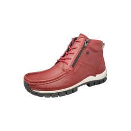 Wolky Schn&uuml;rstiefeletten in Rot | Gr.: 40