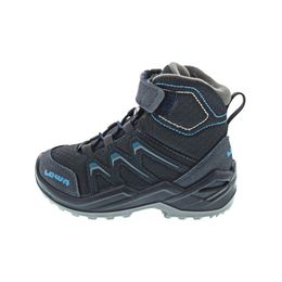 Lowa Maddox Warm GTX Mid Jr Klettstiefel Blau | Gr.: 28