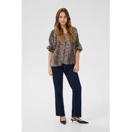 Culture Langarm-Bluse CUpaly Relaxed fit in Leopard | Gr.: XS