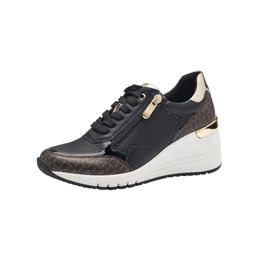 Marco Tozzi Sneaker in BLACK COMB | Gr.: 38