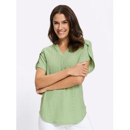 WITT WEIDEN Kurzarm-Shirt in eucalyptus | Gr.: 36