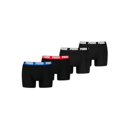 Boxershorts Puma MEN EVERYDAY BASIC BOXERS 2P in Black Red/Black Blue | Gr.: XL