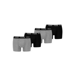 Boxershorts Puma MEN EVERYDAY BASIC BOXERS 2P in Black / Grey Melange | Gr.: XXL