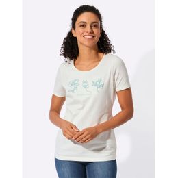 WITT WEIDEN Shirt in ecru-mint | Gr.: 40