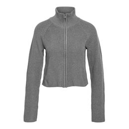 Noisy may Strickjacke in Medium Grey Melange | Gr.: M