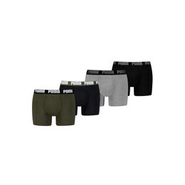 Boxershorts Puma MEN EVERYDAY BASIC BOXERS 2P in Black-Green-Grey / Grey | Gr.: S