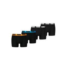 Boxershorts Puma MEN EVERYDAY BASIC BOXERS 2P in Black/Blue Orange | Gr.: L