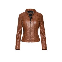 Bugatti Lederjacke in Hellbraun | Gr.: 42