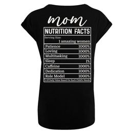F4NT4STIC T-Shirt Mom Nutrition Facts in schwarz | Gr.: S