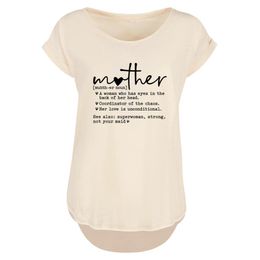 F4NT4STIC T-Shirt Muttertag Superwoman Mama in Whitesand | Gr.: XS