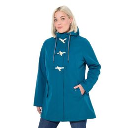 Ulla Popken Softshelljacke in petrol | Gr.: 46-48
