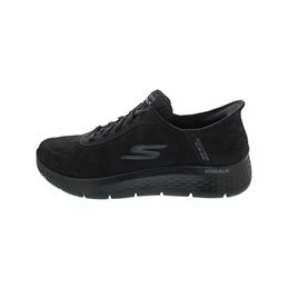 Skechers SlipIns: Go Walk Flex-Smo Slipper Schwarz | Gr.: 46