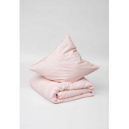 Mela Perkal Bettw&auml;sche Set Style BHANU in berry blush | Gr.: 135 x 200 + 80 x 80 cm