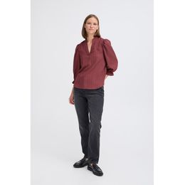 b. young BYJULIANA SS BLOUSE - LIGHT WOVEN Regular fit in Maroon | Gr.: 36