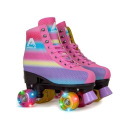 Apollo Rollschuhe Kinder " Classic Roller Retro " in Dancing Queen LED | Gr.: 39-42