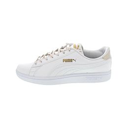 Puma Smash v2 Metallics Jr Sneaker low Wei&szlig; | Gr.: 37