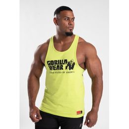 Gorilla Wear Klassisches Tanktop &ndash; Wild Lime | Gr.: S