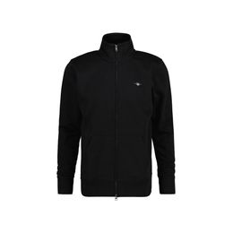 Gant Sweatjacke in Schwarz | Gr.: 4XL