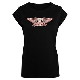 F4NT4STIC T-Shirt Aerosmith Rock Band Logo in schwarz | Gr.: 4XL