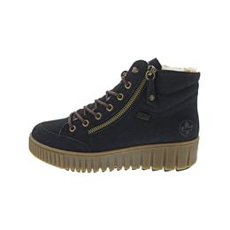 Rieker Schn&uuml;rstiefelette Blau | Gr.: 37
