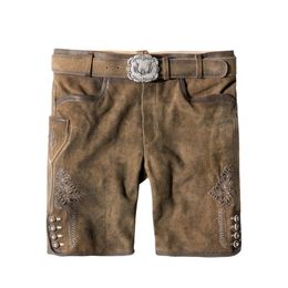 Stockerpoint Lederhose "Corbi 4" in havanna gespeckt | Gr.: 48
