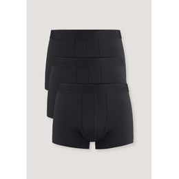 hessnatur Pants Regular Cut 3er-Pack in schwarz | Gr.: L