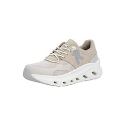 Rieker Sportliche Schn&uuml;rschuhe in Beige | Gr.: 40