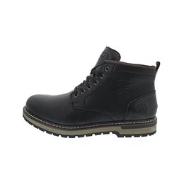 Rieker Schn&uuml;rstiefelette Schwarz | Gr.: 44