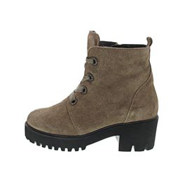 Waldl&auml;ufer WALDL&Auml;UFER K-Nira Schn&uuml;rstiefel Beige | Gr.: 40