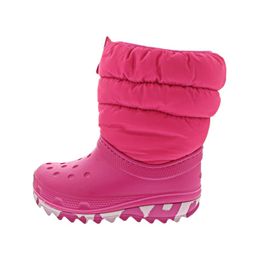 Crocs Classic Neo Puff Boot Stiefel Rosa | Gr.: 30-33