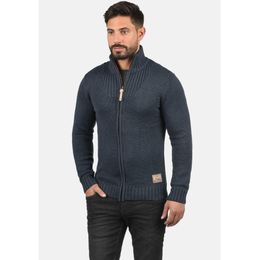 !Solid Strickjacke SDPoul in Blau | Gr.: 3XL