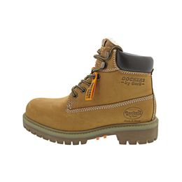 Dockers by Gerli Schn&uuml;rstiefel Beige | Gr.: 40