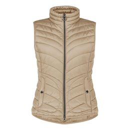 Betty Barclay Steppweste mit Stehkragen in Beige | Gr.: 40