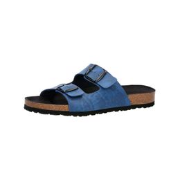 Lico Pantolette "Bioline Man Vegan" in Blau | Gr.: 44