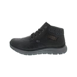 Rieker Schn&uuml;rstiefelette Schwarz | Gr.: 44